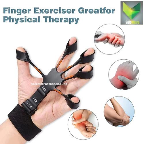 Jual HANGPING Silicone Finger Karet Jari Tangan Grip Exerciser Olahraga ...