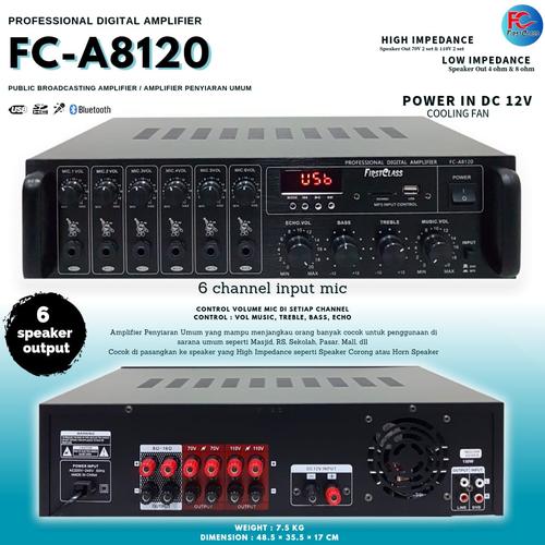 Jual Professional Digital Amplifier Masjid/Public FCA 8120 Frstclass - Jakarta Barat ...
