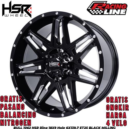 Jual VELG MOBIL RACING HSR BULL R18 UNTUK FORTUNER GRAND FORTUNER ...