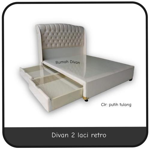 Jual Divan Dipan 2 Laci Besar Wings Retro Uk.160X200 Alas Springbed - Kota Depok - Rumah Divan ...
