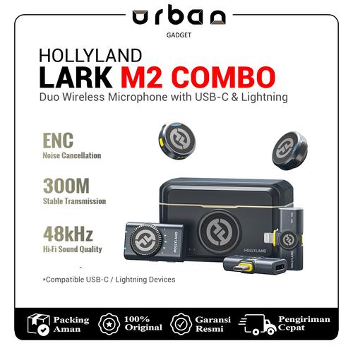 Promo Mic Hollyland Lark M2 Dual Wireless Lavalier Microphone - Resmi ...