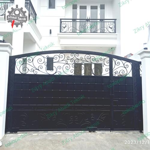 Jual Pagar Sliding Tempa Pagar Sliding Mewah Pintu Sliding Tralis ...