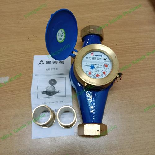 Jual Flowmeter Meteran Air / Water Meter Amico Drat 3/4" inch 20mm ...