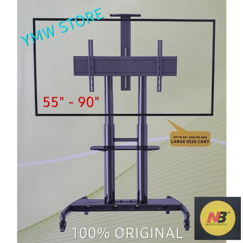 Jual Bracket Standing TV 55" - 90" NB NORTH BAYOU AVA 1800 AVA1800-70 ...