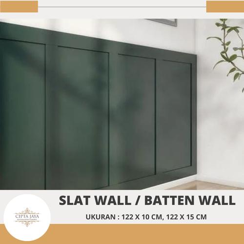 Jual Dekorasi Slat Wall Batten Panel Wall List Dinding Lebar 10 cm & 15 ...