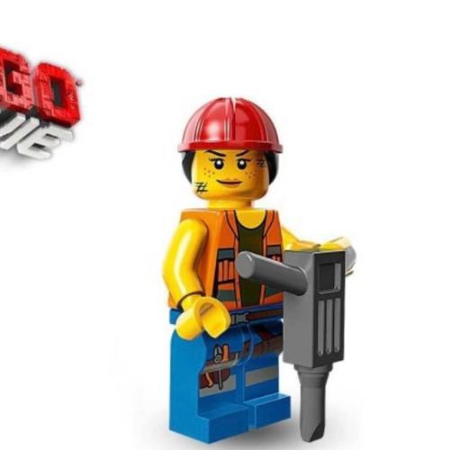 Jual Lego minifigure seri movie Gail the Construction Worker MISP ...