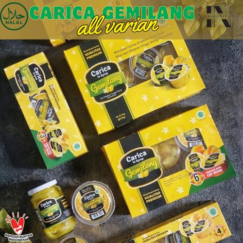Jual Carica Merk Gemilang Segar Kemasan Buah Minuman Pepaya Khas Dieng ...