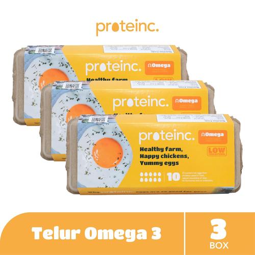 Jual Proteinc. Fresh Egg Telur Ayam Negeri Omega 3 (3 Box ) - Kota ...