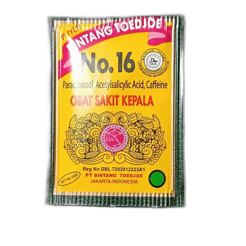 Jual Bintang Toedjoe Puyer 16 Obat Sakit Kepala Sachet 1g - Kab. Subang ...