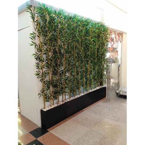 Jual Bambu Partisi tinggi 2m Lengkap dengan Pot/Tanaman Artifical ...