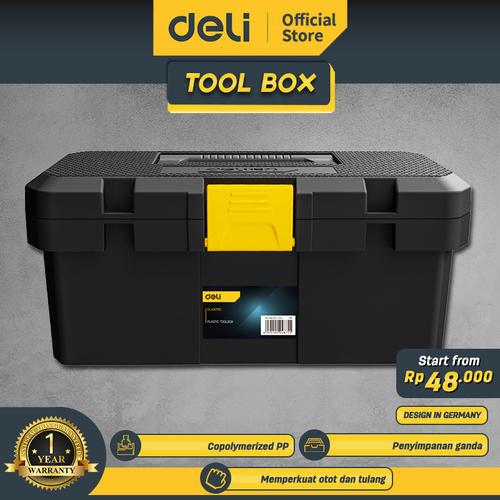 Promo Deli Tool Box Kuat / Kotak Perkakas Ukuran Kecil Sedang Besar ...