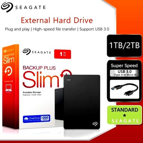 Jual Hardisc External Seagate 2 TB USB3,0 HDD portable harddisc slim 2 ...
