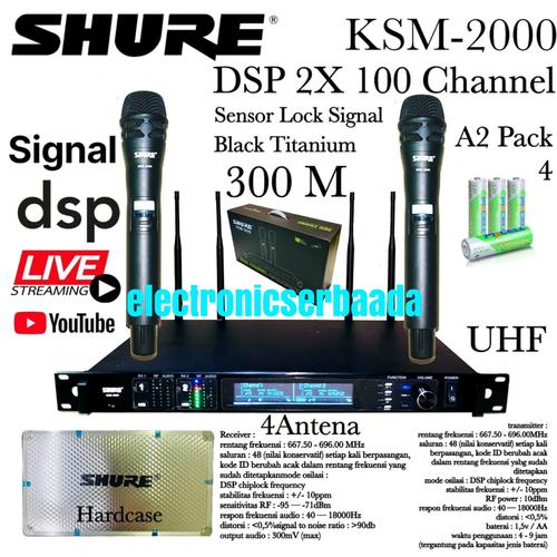 Jual MIC SHURE WIRELESS KSM 2000 MIC WIRELES ORIGINAL - Jakarta Barat ...