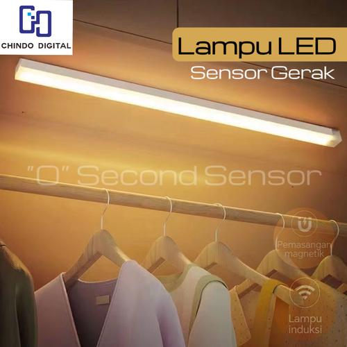 Jual Lampu Sensor Gerak Magnetic Motion Sensor Lampu Stick Panjang LED ...