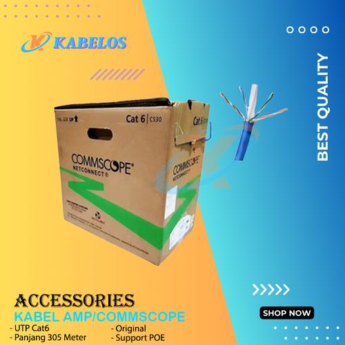 Jual Commscope/AMP UTP Cat 6 UTP Cable Data Cat 6 AMP Original ...