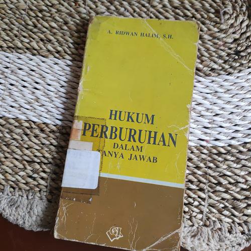 Jual HUKUM PERBURUHAN DALAM TANYA JAWAB - RIDWAN HALIM original - Kab. Bogor - Summer Book ...