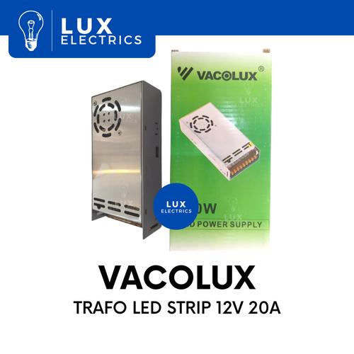 Jual Trafo LED Strip 12V 20A 250W VACOLUX - Kota Bandung - LUX ...