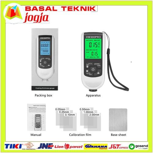 Jual HW300PRO Alat Ukur Ketebalan Cat Coating Thickness Gauge - Kab ...