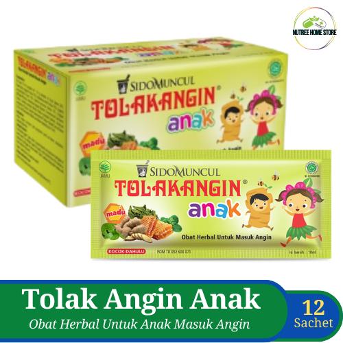 Jual Tolak Angin Anak Isi 12 Sachet | Sidomuncul Herbal Untuk Masuk ...