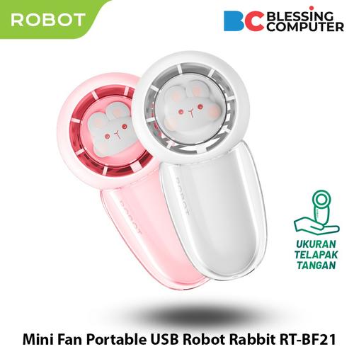 Jual Mini Fan Portable USB Robot Rabbit RT-BF21 - white - Kota Denpasar ...