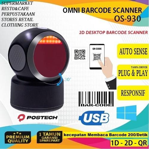 Jual BARCODE SCANNER OS-930 OMNI IMAGER 1D 2D QR CODE EFAKTUR USB - Kab ...