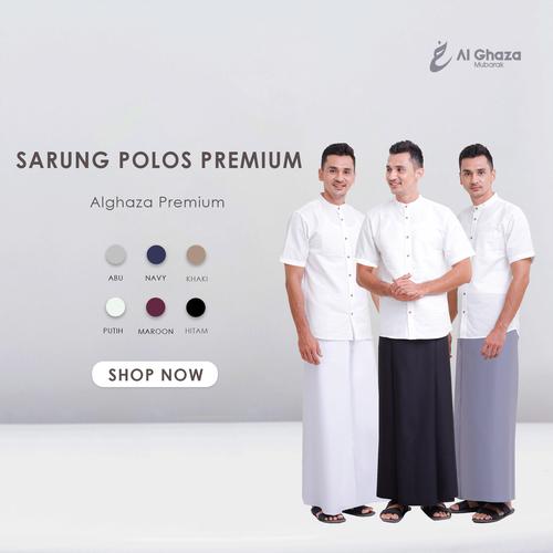 Jual SARUNG POLOS PREMIUM / SARUNG POLOS WARNA EXCLUSIVE - Hitam, polos ...
