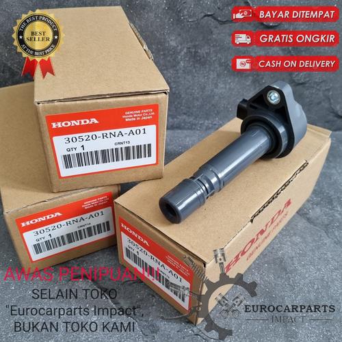 Jual COIL IGNITION HONDA KOIL CRV GEN 3 07-12 CIVIC FD 06-11 30520-RNA ...