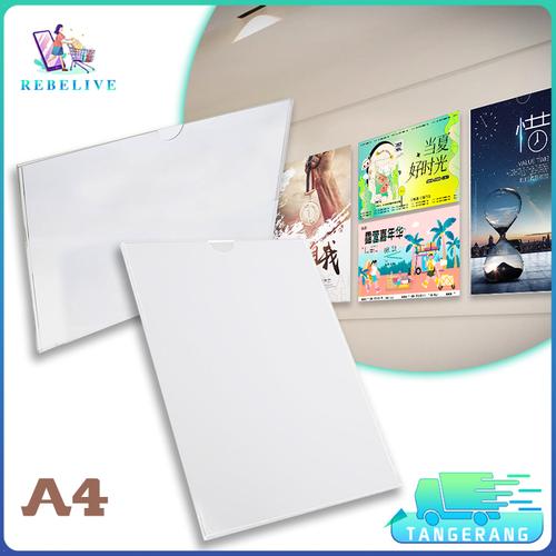 Jual Acrylic ignage Acrylic Pocket Brosur Holder Display Frame ...
