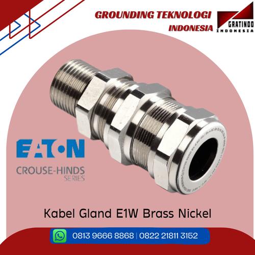 Jual Brass Cable Gland E1W 20S (Nickel) / Kabel Gland E1W 20S Brass ...