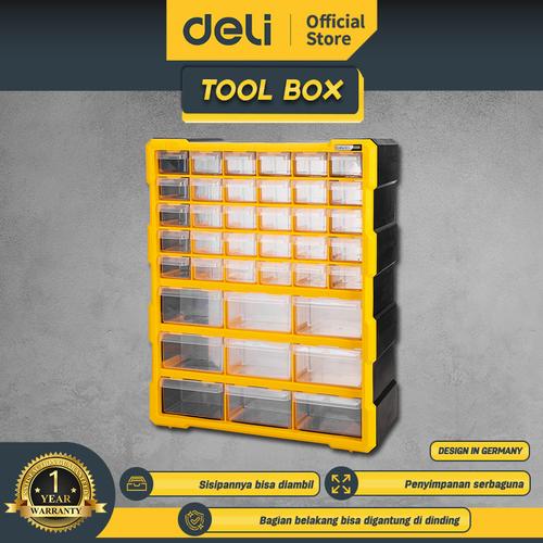 Promo Deli Tool Box Parts Cabinet Tool Box Tembok Dinding DL432039 ...