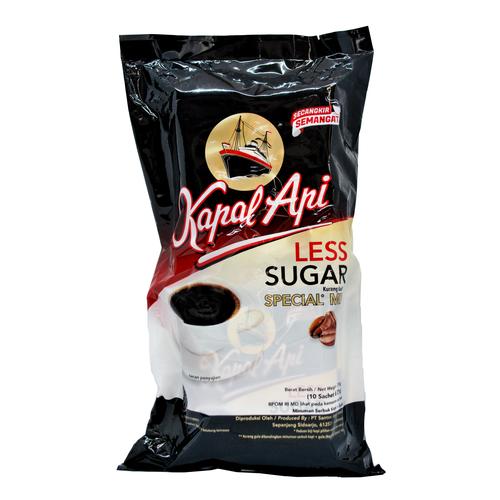 Jual Kopi Instan Rendah Gula KAPAL API Special Mix LESS Sugar isi 10's ...