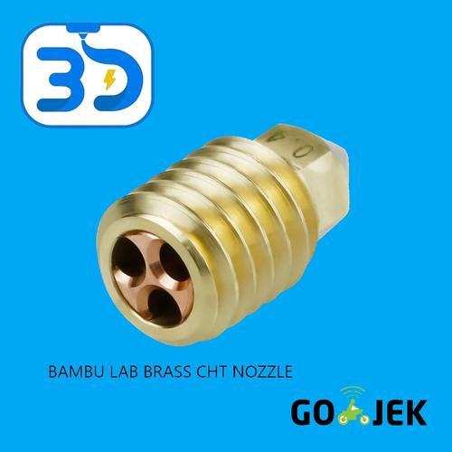 Jual MK8 Nozzle for Bambu Lab X1 / P1P / X1C CHT Brass - 0.2mm - Kota ...