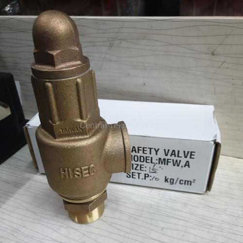 Jual Safety Valve HISEC 1/2" inch Brass Kuningan 10kg/bar - Jakarta ...