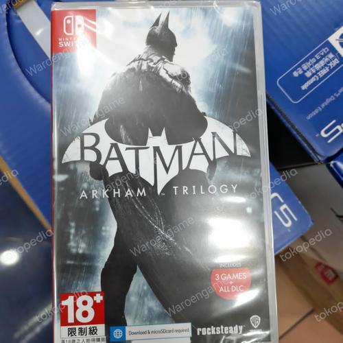 Promo Nintendo Switch Batman Arkham Trilogy 3 in 1 Game (Asia / English ...