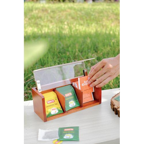 Jual Wooden Coffe Tea Box Storage - Tempat Penyimpan Teh Kopi Kayu ...