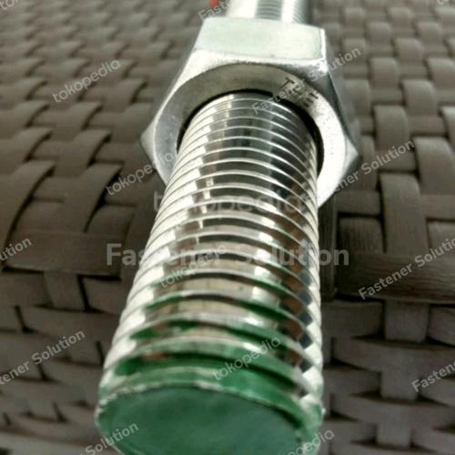 Jual Angkur Full Drat Stud Bolt Baja Stainless SS304 M14 X 150 mm ...
