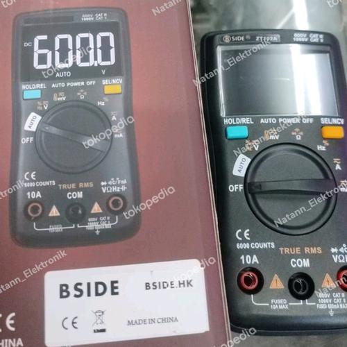 Jual digital multimeter multitester multi meter tester bside zt102a ...