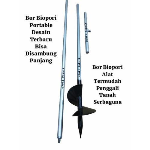 Jual Alat BOR Tanah Biopori Spiral Serbaguna Penggali Tanah Panjang ...
