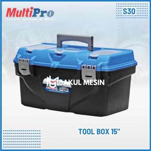 Jual MULTIPRO tool box plastik S-30 tool box 15inch kotak penyimpanan ...