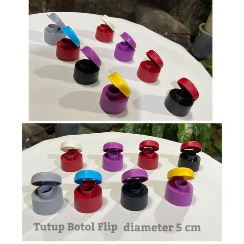 Jual Tutup Botol Flip Diameter 5 cm Botol 750 ml / Fancy Botol 500ml ...