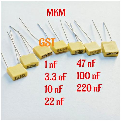 Jual Kapasitor MKM 102 nf 332 nf 103 nf 223 nf 473 104 224 Capasitor ...