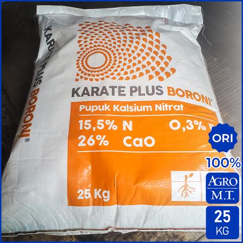 Jual Pupuk KARATE PLUS BORONI Kalsium Nitrat (25KG Kemasan 1-Sak ...