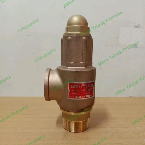 Jual Safety Valve Brass Kuningan 10 Bar Drat 1/2" inch 10KG/CM2 ...