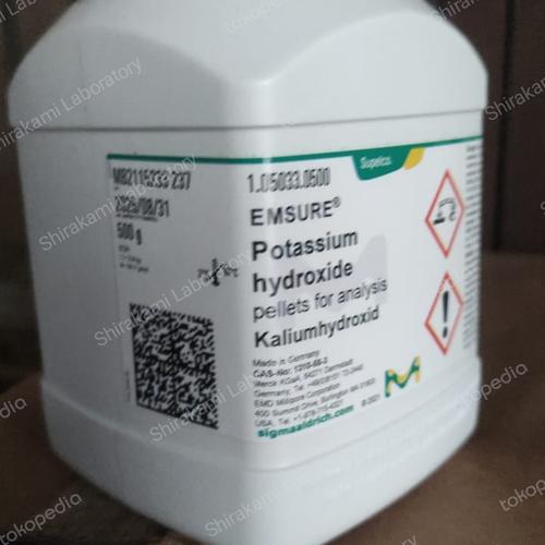 Jual potassium hydroxide pellets 500 gr Merck kode 1.05033.0500 - Kab ...