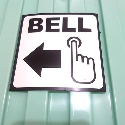 Jual STICKER BELL UKURAN 10X10CM K3 RAMBU BEL - kiri, 10x10 - Jakarta ...