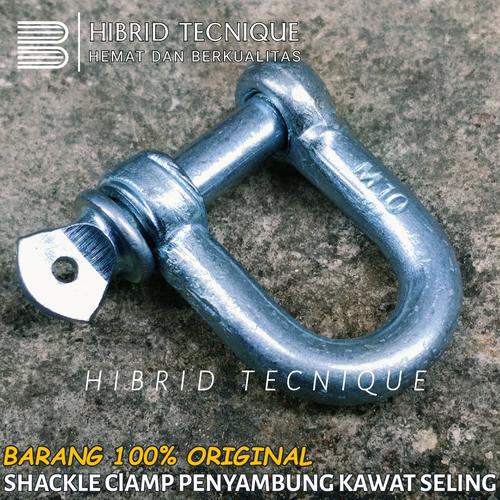 Jual Shackle segel 6 8 10 12 16 mm clamp sambungan rantai besi kawat ...