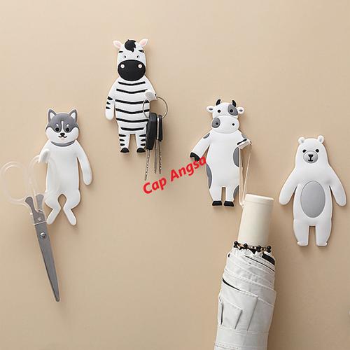 Jual SILIKON HANGER TEMPEL BENDABLE HOOK WALL MULTIFUNGSI HEWAN LUCU ...