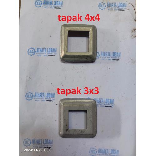 Jual tapak ring besi hollo kotak 4x4 3x3 4x6 3x6 5x5 5x10 - 37x37 - Kab ...