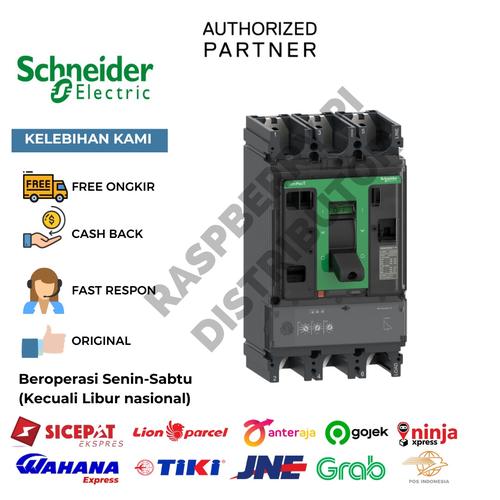 Jual Schneider C40F32D400 - MCCB ComPacT NSX400F 36kA/415VAC 3P 400A ...