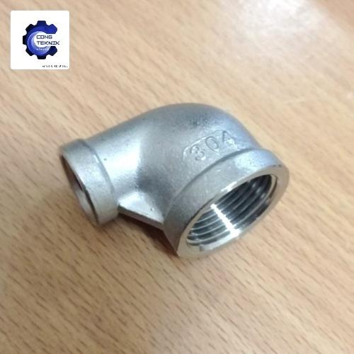 Jual Reducer Elbow / Vlok Sok Elbow Stainless (SUS) 304 3/4" x 1/2 ...